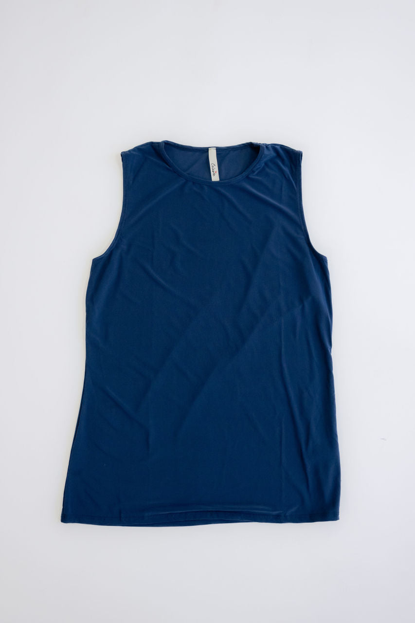 Essential Layering Tank in Navy — Salt and Honey